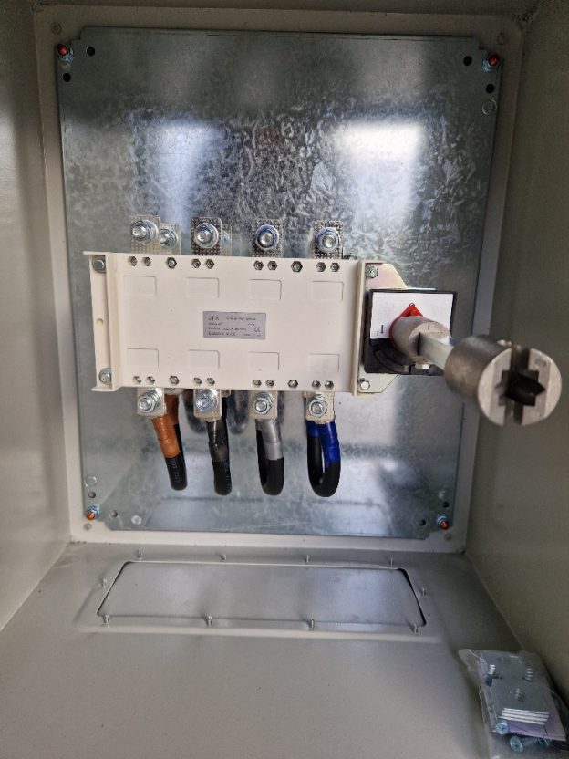 250 Amp Generator Changeover Switch 4 Pole Manual Transfer - JFK Electrical